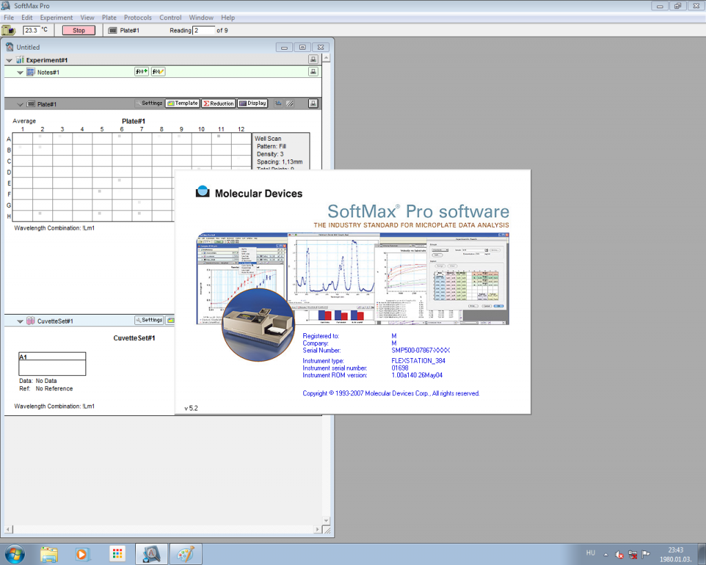 Molecular Devices FlexStation II 384 plate reader - Gemini BV