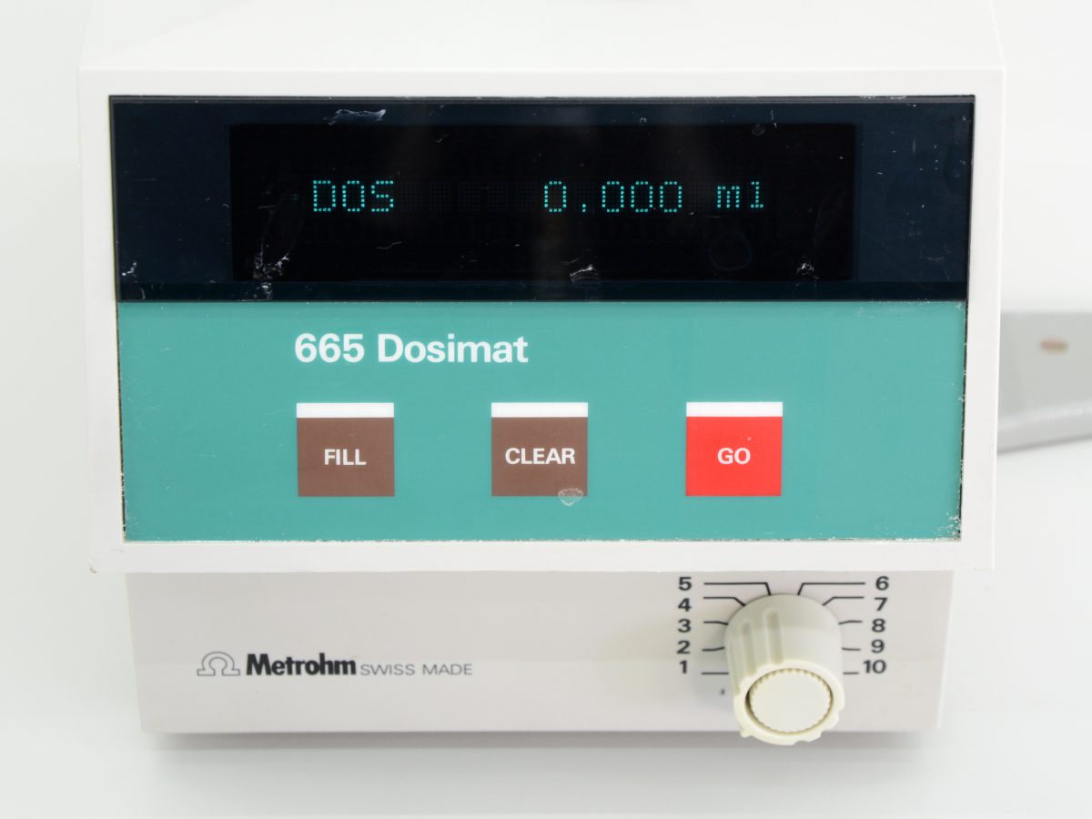 Metrohm 665 Dosimat doseerunit - Gemini BV