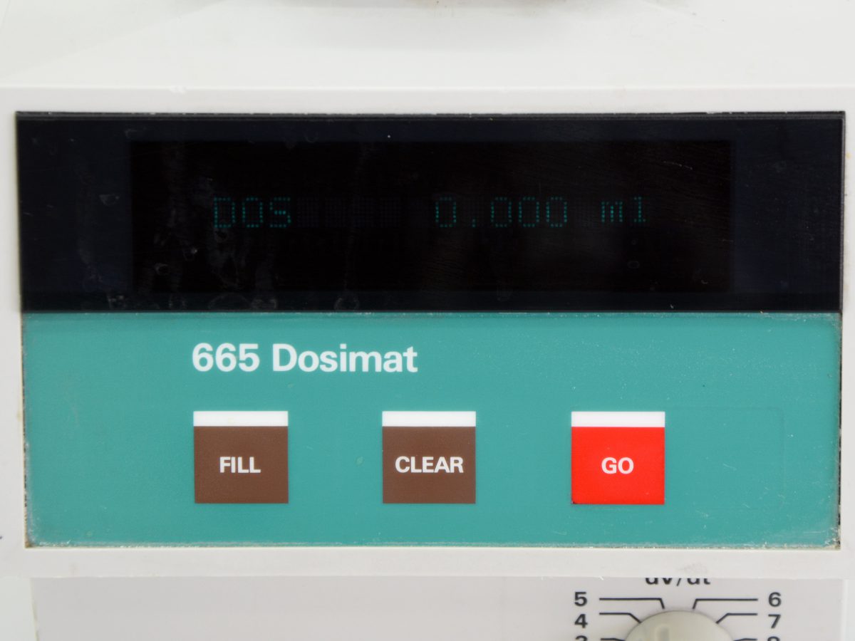 Metrohm 665 Dosimat doseerunit - Gemini BV