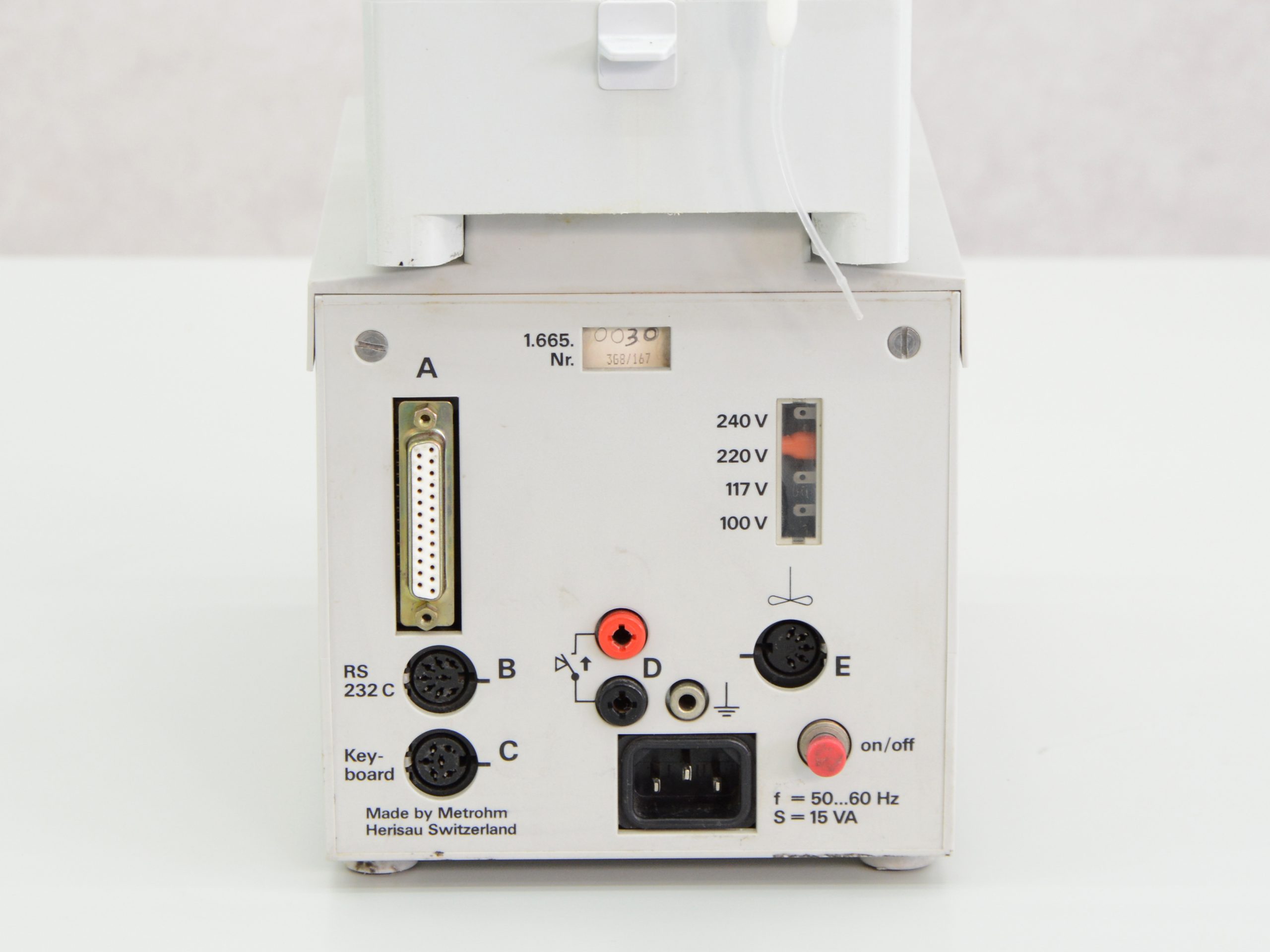 Metrohm 665 Dosimat doseerunit - Gemini BV