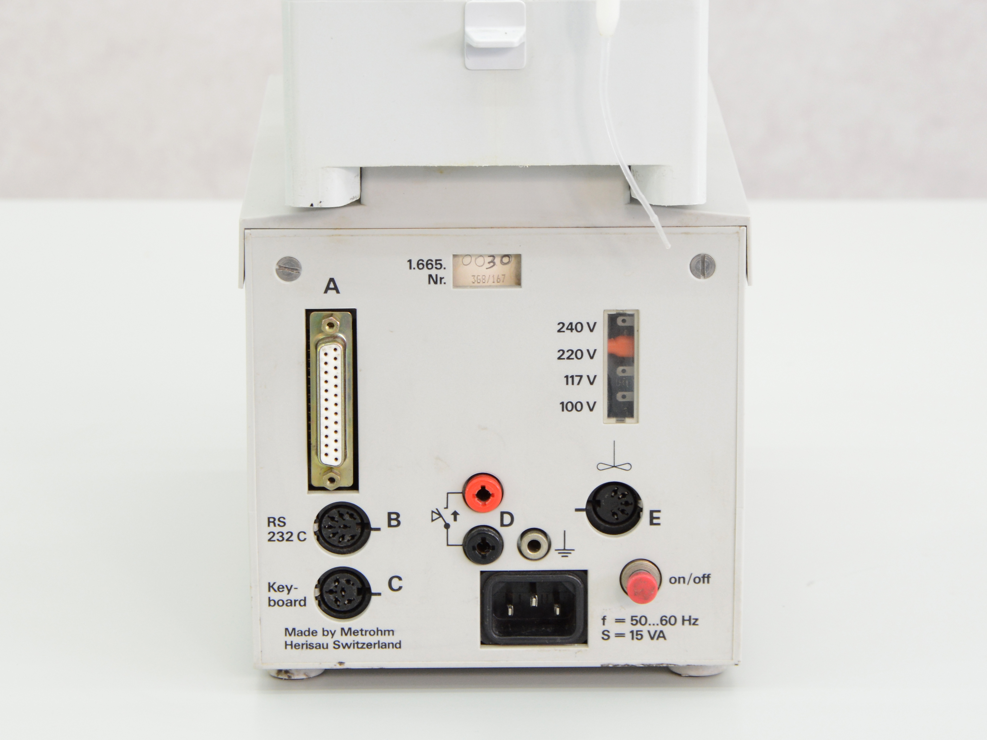 Metrohm 665 Dosimat doseerunit - Gemini BV